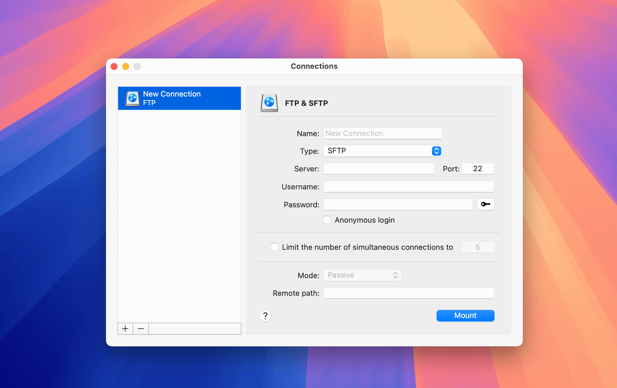 Mount SFTP on macOS: Connect to a remote server in Finder