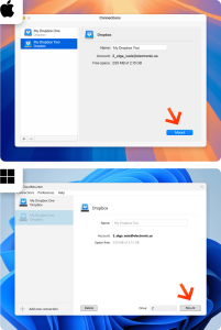 1つのDropboxアカウントから別のアカウントへファイルを転送する方法
