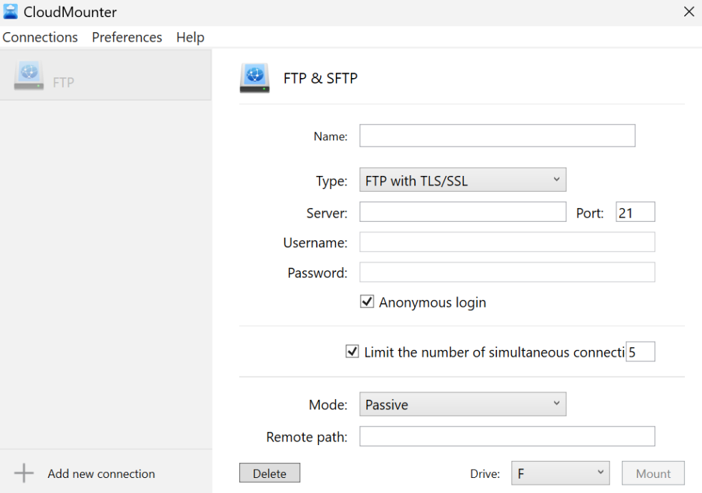 Mount FTP as drive on Windows: Add FTP servers to File Explorer